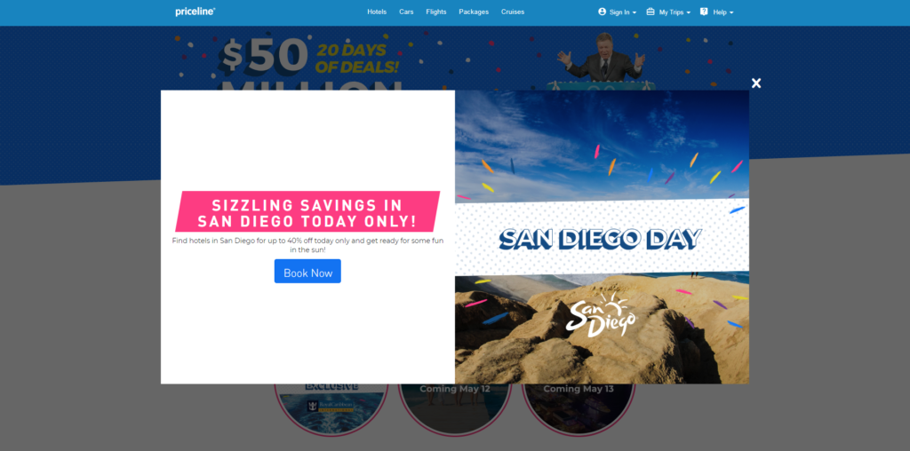 5 11 18_Priceline Pop Up Box Offer - SDTA Connect Blog